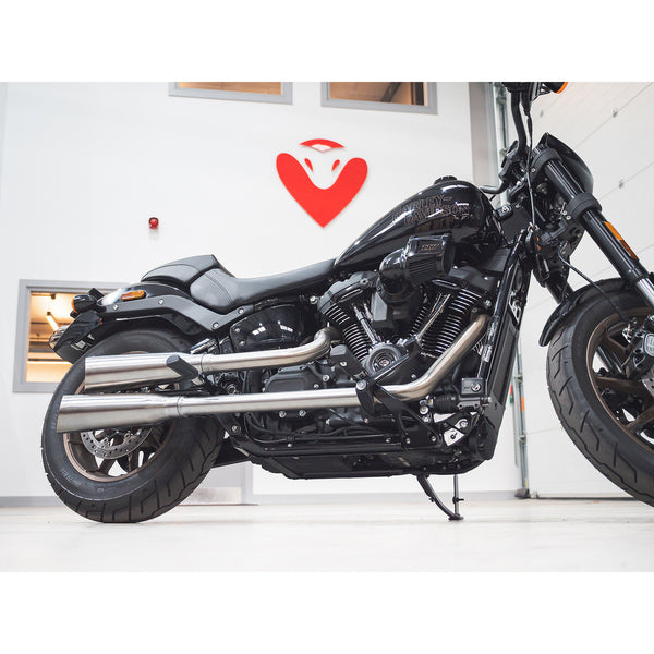 Harley-Davidson Softail Full 2-into-2 Shotgun Style Performance Exhaus ...