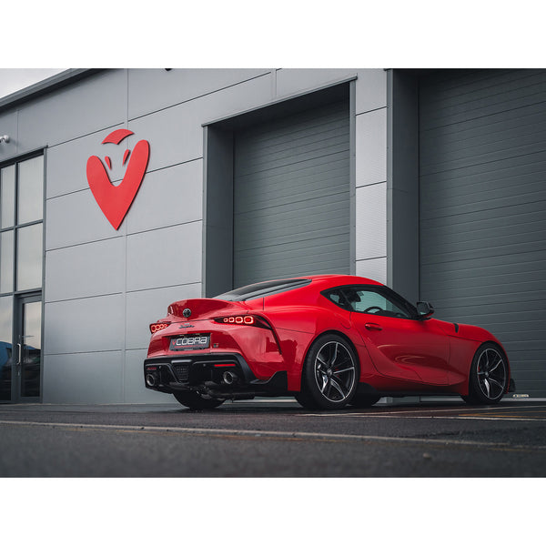Toyota GR Supra (A90 Mk5) Valved Turbo Back Performance Exhaust – Cobra ...