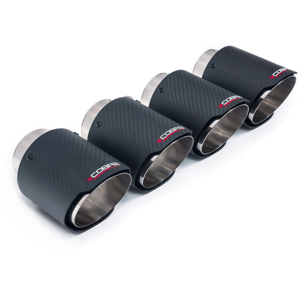 Carbon Fibre Tailpipe Upgrade for Cobra Sport's Subaru Impreza WRX/STI ...